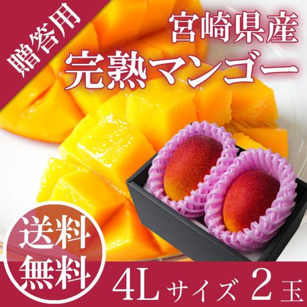 ■商品名:宮崎県産 完熟マンゴー■商品内容:完熟マンゴー秀品1箱2玉入り※化粧箱入り■原産地:宮崎県産■賞味期限:生もののため、お早めにお召し上がりください。■配送日時指定可能（有料）※天候等の理由によりお届け時期が変更・キャンセルとなる場...
