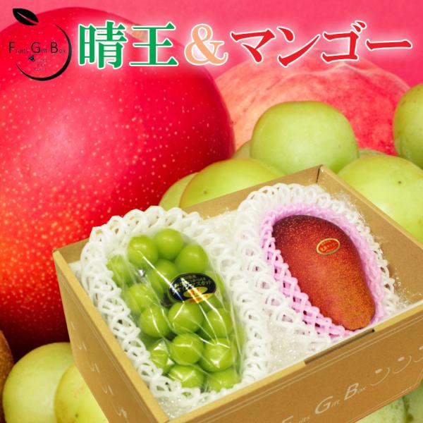 宮崎 完熟 マンゴー トロピカルフルーツの女王と岡山県 シャインマスカット晴王のコラボ！■商品名:宮崎県産 完熟マンゴー＆シャインマスカット晴王※ 父の日　のし対応■原産地:宮崎県産　岡山県産■賞味期限:生もののため、お早めにお召し上がりく...