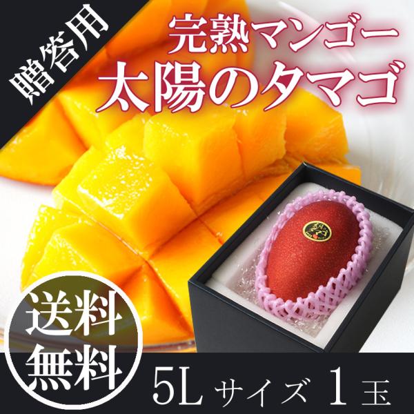 ■商品名:宮崎県産 完熟マンゴー　太陽のタマゴ■商品内容:太陽のタマゴ(5Lサイズ) 1玉入り 1玉約650g以上※化粧箱入り■原産地:宮崎県産■賞味期限:生もののため、お早めにお召し上がりください。■配送日時指定可能（有料）※天候等の理由...