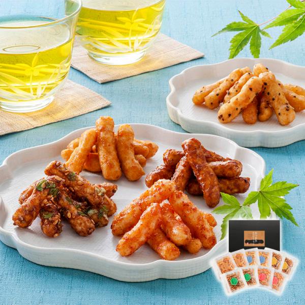 きんぴらごぼうやこくうまカレー、博多明太子など、バラエティ豊かな「おつまみ」かりんとうです。お茶請けやおやつはもちろん、お酒のお供にもぴったりな「おつまみ」ギフトです。箱サイズ(cm)：22×30×8cm現品・内容・サイズ・材質：きんぴらご...