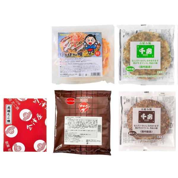 ご自宅で大阪の味を楽しもう！名店集結！創業70余年の伝統を誇る老舗【大阪ぼてぢゅう】、大阪千日前【千房】、創業1950年、人と人との「縁（ゆかり）」をテーマに時代の先鞭をつける【ゆかり】、明治40年創業の【会津屋】。大阪で人気のお店、4軒の...