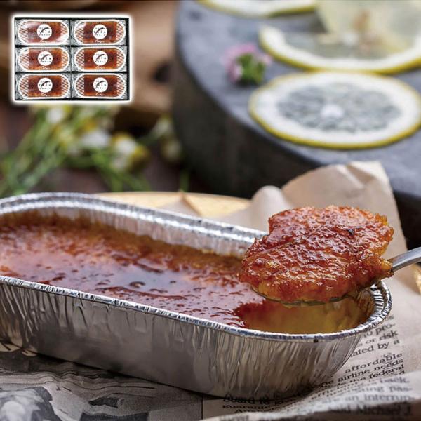 アイス感覚でお楽しみいただける新食感の焼きプリン・フローズンデザートです。濃厚でなめらかな甘味とカソナードの絶妙の苦味が香ばしい絶品です。内容量：70g×6個製造生産地：広島県（加工地）賞味期間：冷凍90日アレルゲン：卵・乳成分総重量：64...