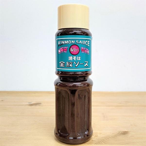 金紋焼そばソースは、中濃タイプで麺にからみやすくなっています。 大阪市「旭区ブランド」認定ソース（平成19年認定）金紋ソースの味の魅力は深いコク、そして甘さと酸味の絶妙バランス。そして現在家庭用ソースは、こだわり商品を扱ってる酒屋やスーパー...
