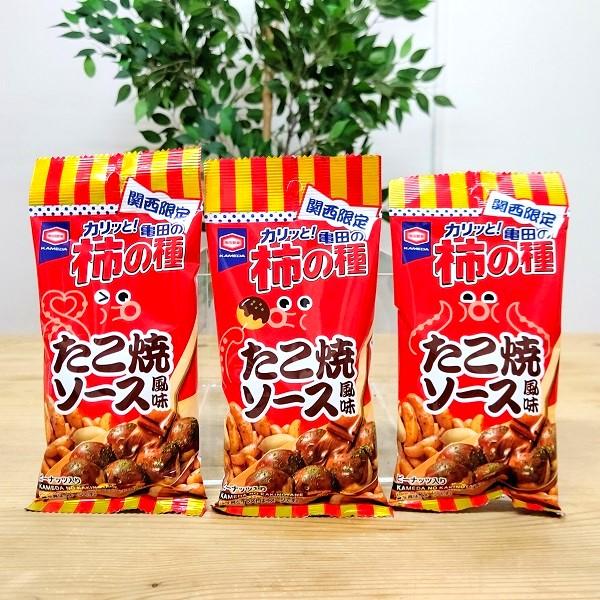 ＊こちらはゆうパケット急便対応です。購入制限が2セットまでとなっておりますので、2セット以上購入希望の場合は、佐川急便専用商品ページにて購入くださいませ人気の定番柿の種に大阪名物風味が登場！亀田の柿の種に大阪バージョン「たこ焼きソース風味」...