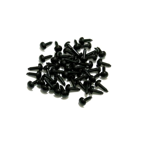 ぬいぐるみや人形用の目玉ボンドなどを利用して人形に刺します。■1000個入り・サイズ(約)：全長16mm 目玉直径 9mm・挿入部サイズ(約)：長さ11mm  直径3.5mm※メール便での発送はできません。★ギフトについてこちらの商品はギフ...