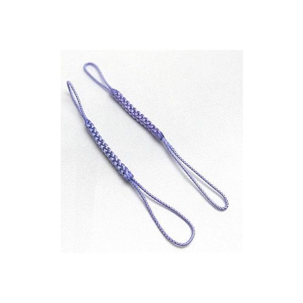 【商品情報】根付用の紐です。■１０本セット■レーヨン紐■長さ：９cm■短い輪：約2.5cm  長い輪：約3.5cm※染め具合などによって若干色が変わる場合があります。※手作りの為、長さが表記と変わる場合があります。根付 根付紐 ストラップ ...