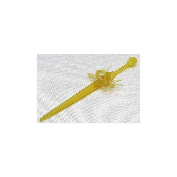 ≪日本人形用材料≫花コトジ ７号日本人形や羽子板のかんざしに最適です。■長さ：長さ約６cmかんざし 人形銀びら かんざし ぎんびら 五枚ビラ 日本人形 材料 尾山人形 簪 冠 部材 材料 単品販売 髪飾り