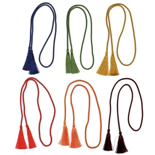 【商品情報】両端に房紐が付いた江戸打ち紐全長約79cmで太さ約3mmです。素材はレーヨン100％※紫外線や水濡れなどにより色落ちいたしますのでご注意して下さい。【メール便について】商品をお客様の郵便ポストに投函するサービスなので日時指定がで...