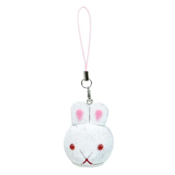 卯（うさぎ） の木目込材料セットです。※完成品ではありません。【桐塑】のボディに生地をセットした手芸キットです。型紙も付いていますので初心者の方はもちろん、上級者の方にもオススメです。本体サイズ（紐無）：（約) 幅4cm×奥4.2cm×高5...