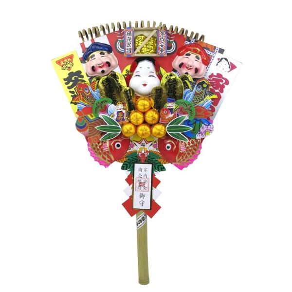 【商品情報】☆★☆熊手☆★☆熊手には、その形が鷲が獲物を掴んでいる様子に似ているため「福を掴んで離さない」という意味や、落ち葉などを集めることから「福をかき集める」という意味があるそうです。■サイズ（約）：高さ56cm×幅40cm※手造りの...