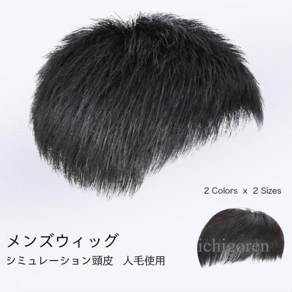 かつら メンズ ウィッグ 自然 セルフ増毛 人毛 部分ウィッグ 男性 薄毛対策 カツラ ショート エクステメンズ用部分ウィッグが新入荷普段のイメージをがらっとチェンジ、初心者でも簡単に挑戦人毛を使用、自髪に似てる色合いと質感で髪の量を自然と...