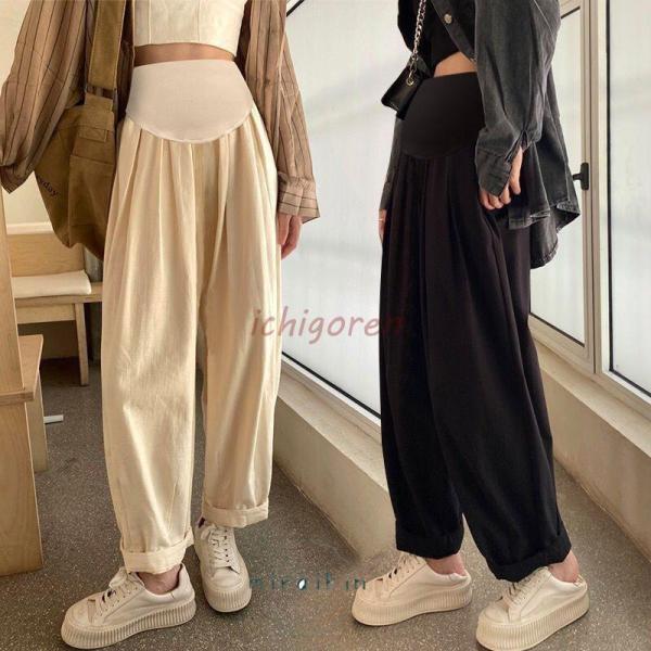 ■素材：ポリエステル コットン■伸縮性：腹部分あり 　透け感：なし■販売内容：パンツ■色：ブラック■サイズ詳細情報：約M:着丈94cm ヒップ102cm モモ周り64cmL:着丈95cm ヒップ106cm モモ周り66cmXL:着丈96cm...