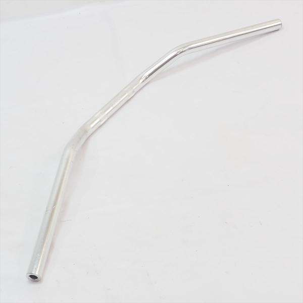 SPIEGLER アルミ SUPERBIKEハンドルです。小傷のみで大きな曲がりはありません。まだまだ使用可能です。往年のスーパーバイクスタイルのハンドルです。ハンドルカスタムにぜひ刻印:0229幅750mmほど高さ122mmほど引き102...