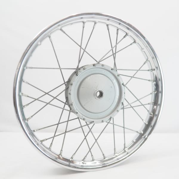 "モペット用のホイール?スポークの曲がりや5本欠品がありますので使えませんが、リムの状態はよさそうな感じですリムサイズ16x1.50　RADAELLI　詳しく分かる方は部品取り用などにもぜひドラム部内径約136.5mm程度"