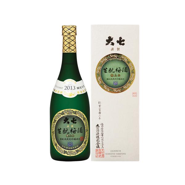 日本酒ベースの梅酒アナタが選ぶ地酒大ＳＨＯＷ2011秋「スイーツにピッタリのリキュール大ＳＨＯＷ部門」プラチナ賞受賞　その他数々の賞を受賞！　　《大七が総力を傾注した至高の梅酒の誕生です。》梅は陽光を浴びてほんのり紅色が差した、稀少な紀州産...