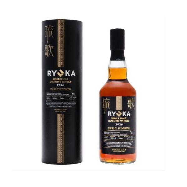 新里酒造 琉歌 りゅうか 3年 シングルモルト ジャパニーズ ウイスキー 2026 アリー サマー Ryuka SINGLE MALT JAPANESE WHISKY 2026 EARLY SUMMERアルコール度数58度、容量700ml、...