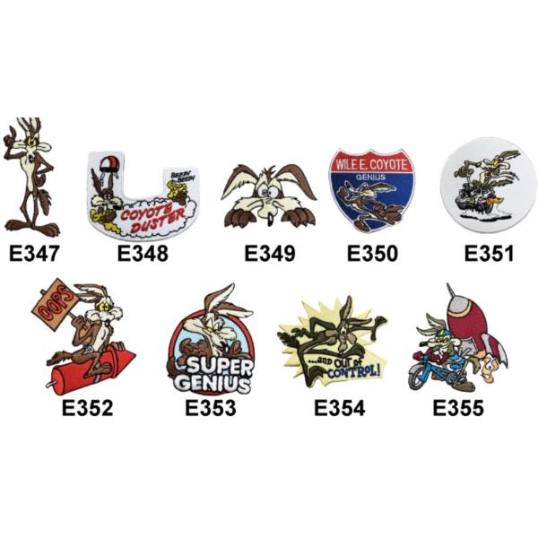 定価+送料梱包費込み価格定形郵便にて発送コヨーテばかりをセレクトしたワッペンロードランナーのライバル「ワイリーコヨーテ」のワッペンを9種類セレクトしました。色 マルチサイズ Φ8.5cmブランド ノーブランド品材質 ポリエステル