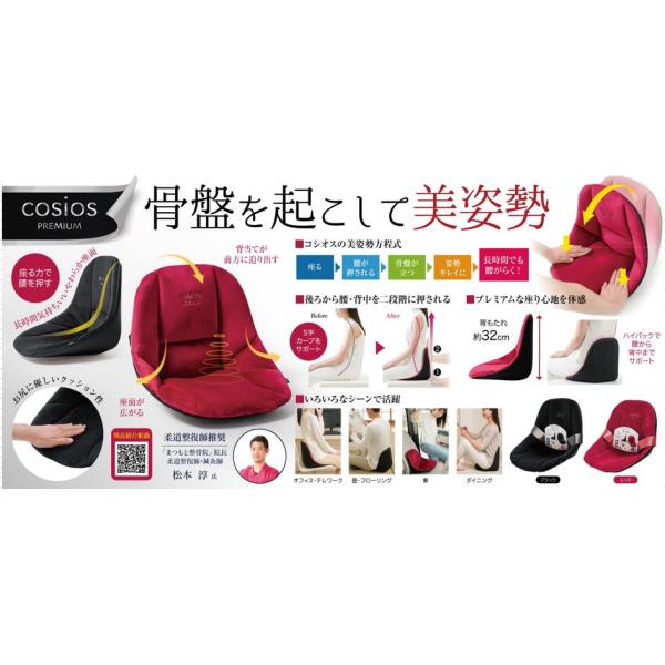 骨盤を起こして美姿勢！座る→腰が押される→骨盤が立つ→姿勢キレイに→長時間でも腰がらく！柔道整復師推奨　松本先生