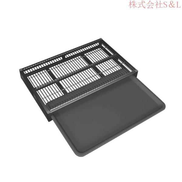 材質：高品質の金属製で、耐荷重が強く、曲がりにくいです。ユニークなデザイン：革新的な引き出しのデザイン、掃除するときに直接引くと、部屋全体が非常にきれいになります。組み立て不要：防水設計と素材のおかげで、パティオ、ポーチ、バルコニーで犬小屋...