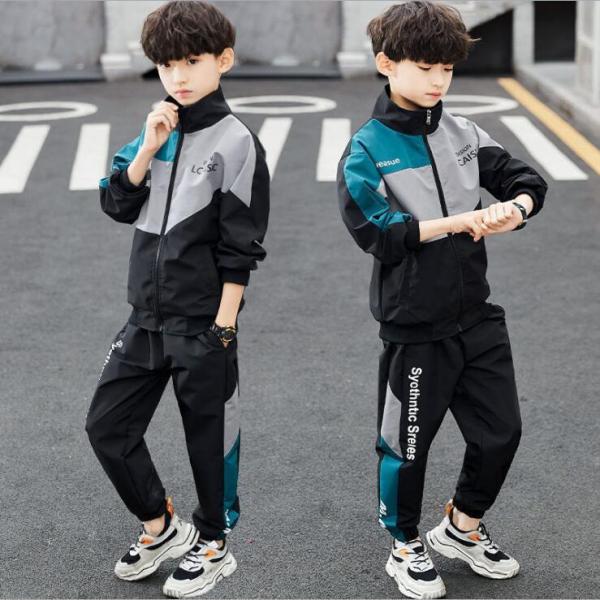 子供ジャージ  男の子 上下セット スウェット セットアップ スポーツウェア キッズ トレーナー  トレーニングウェア ジュニア体育の授業や運動会・部活動・林間学校野外学習やダンスレッスンなど、運動スクールの練習着にも大活躍します。■素材：...