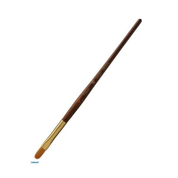 【商品説明】 ■絵画から板金補修まで幅広い用途に使用できる本格的な化繊筆。 ■耐溶剤設計で、ラッカー、ウレタンなど、従来では使えなかった塗料も使用可能。