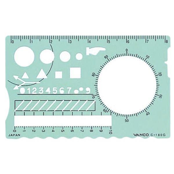 ■■■■■ご購入前に必ずご確認ください■■■■■ＰＣ　⇒　商品ページ下部の【商品説明】の内容スマホ⇒「すべて見る」をタップし【商品説明】の内容■■■■■■■■■■■■■■■■■■■■■■■■●カード型サイズの製図用テンプレート定規 ●色：ラ...