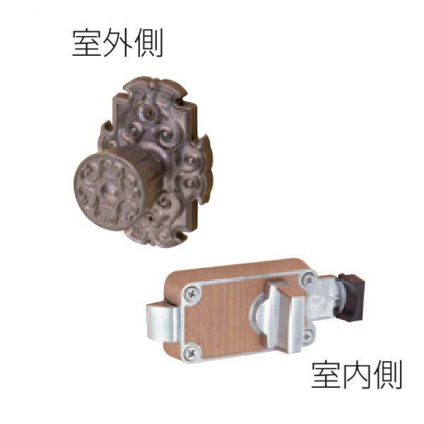 【商品説明】 ●商品特徴：ラッチ本体・バックセット：53mm。WC上ですが「赤」「青」の表示は出ません。 ●用途：トイレ用 ●仕上・色：塗装ブラウン色 ●材質：(ノブ・座)亜鉛ダイカスト、(ラッチ本体)亜鉛ダイカスト ●寸法（mm）：バック...