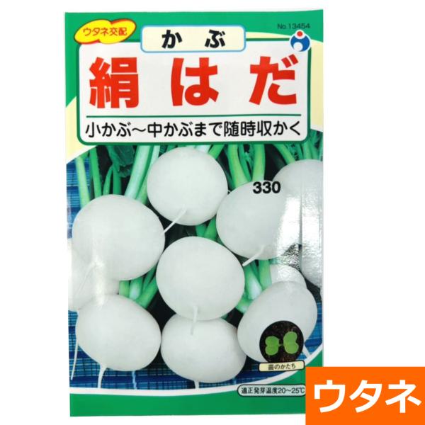 ・「小かぶ」から「中かぶ」に至るまで長時間収穫出来るため、必要に応じ、何時でも新鮮な果が得られます。・春から秋まで何時でも手軽に作れ、家庭菜園に最適です。・表皮は美しい純白で滑らか、肉質緻密で品質最高です。・甘味に富み、葉は柔らかで美味です...