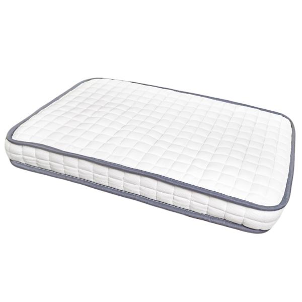 体圧分散性に優れたペット用ポケットコイルマットレスは心地よい睡眠をサポートします。高い体圧分散性のポケットコイルマットレスは血流が悪くなるのを防いで、快適な寝心地を提供します。季節や体調に合わせて、ベッドカバーや敷パッドを取り換えて使えるの...