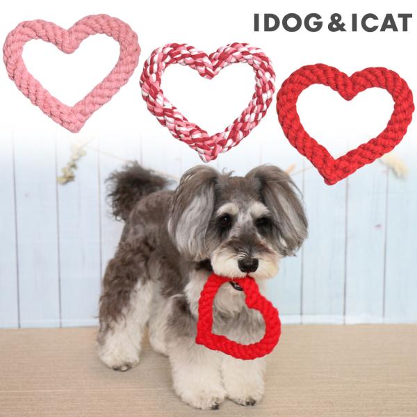 ナチュラルコットン素材で柔らかく、愛犬に優しいロープトイです。 接着剤不使用なので、安心して与えられます。カラー：レッド/ピンク/マーブル素材：綿100％サイズ：（約）12×12cm、厚み1.8cm生産国：中国