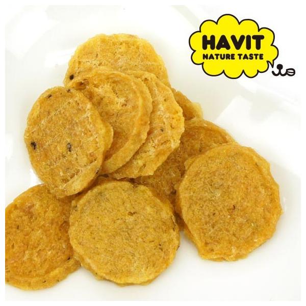 国産の鶏肉のミンチと、食物繊維とビタミンたっぷりのさつまいもを混ぜて薄く伸ばし、じっくり乾燥させたチップスです。香ばしいささみの香りと、甘みのあるさつまいもの香りがわんちゃんの食欲をそそります。固めの薄焼きせんべいのような感覚で、手軽に与え...