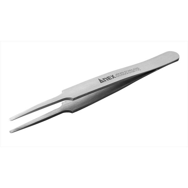 兼子製作所 ANEX 201 高精度18-8ステンレス(SUS304)ピンセット先丸型120mm