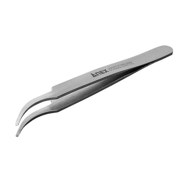 兼子製作所 ANEX 207 高精度18-8ステンレス(SUS304)ピンセット先丸鷲型120mm