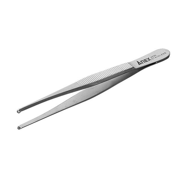 兼子製作所 ANEX 220 高精度ステンレスピンセット有鈎型(1×2)130mm