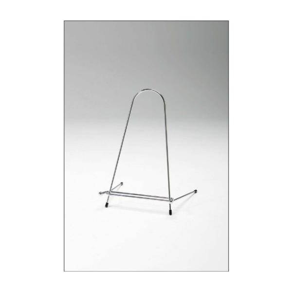 ベルク M-560 インテリアスタンド ラージアーチ対応サイズ:A3 高さ45cm程度本体:スチールクロムメッキ仕上重量:700g組立式上品なアーチトップ。A3サイズ用。