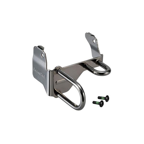 確実な本体への取付構造ねじ2本で製品にしっかり固定できるので安心して装着できます。カラビナに着脱しやすいリングHiKOKI（ハイコーキ） カラビナ用フック(A) 0037-9357４寸法（縦×横×高さ）：95×81×59mm質量：100g適...