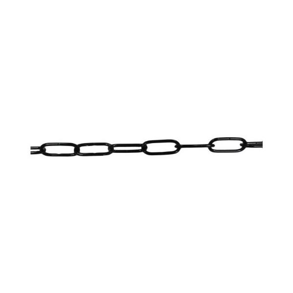 ニッサチェイン 鉄カラー黒 リンクCタイプチェーン 参考使用荷重6kg 15m R-IL16E 4968462147656