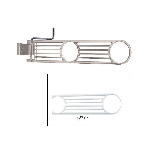 モルタル壁、コンクリート壁はもちろん、オプションパーツによりアルミ・スチール支柱や手すり子にも取り付け可能です。[サイズ]450mm[本体重量]560g[材質]ADC[仕上]アクリル焼付塗装[荷重目安]30kgf