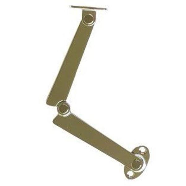 箱の蓋や、家具の扉の開閉を補助する金具です。蓋が手前に開前開きの商品です。左用右用各１個ずつ入っています。販売単位：1袋（2個入）材質：鉄／仕上：クロームメッキJANコード：4964585169193　※ご注文金額が￥11.000以上の場合...