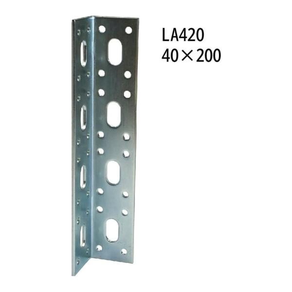 板厚3ミリのしっかりとしたアングルです。ビス穴とボルト用の長穴があいています。取付ビス等別売り1個単位での販売です。材質：鉄／仕上：ユニクロメッキJANコード：4964585106846