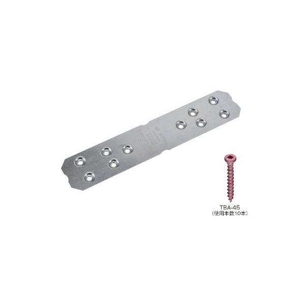 タナカ AA1232 オメガ短冊スリム10 バラ1枚タナカ AA1232 オメガ短冊スリム10 バラ1枚横架材の継手の補強に使用します。 ・本商品1枚（直付仕様）で短期基準接合耐力10.1ｋＮ、本商品2枚（直付並列）で短期基準接合耐力22....