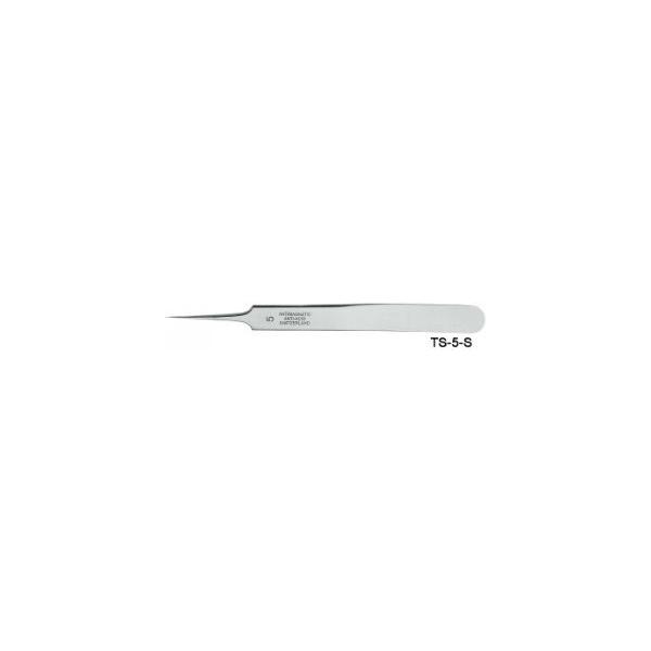 KEIBA ケイバ 精密ピンセット TS-5-S 非磁性ステンレス鋼使用 耐酸性