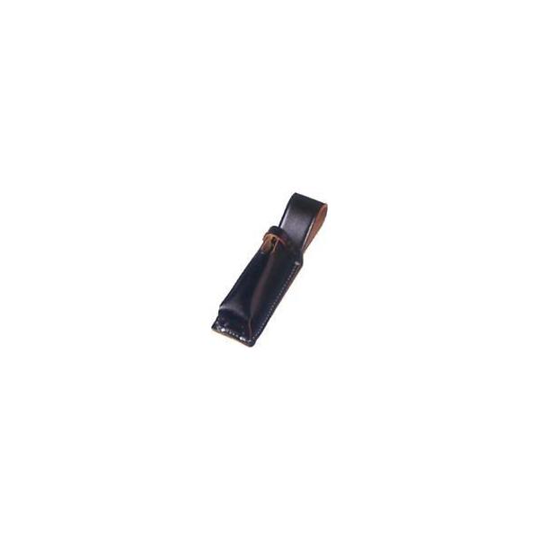 KOZUCHI　コヅチ　作業工具ケースシリーズ　電灯ケース・充電ドリルケース　電灯ケース(ホックタイプ)　TP-09● 材質 ： 牛黒床皮仕様● サイズ ： H195・W70mm● ベルト対応幅 ： 60mm