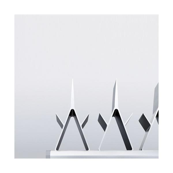 ・サイズ幅 1000 mm x 高さ 203 mm x 奥行 60 mm・材質アルミ押出材 アルマイト仕上げ（本体）AES樹脂（エンドキャップ）・重量3kg