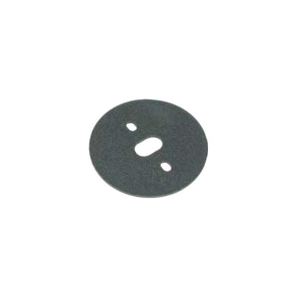 防草シートMB用の副資材。直径60mm×高さ2mm材質：ワッシャー/ポリエチレン色：ワッシャー/グリーン