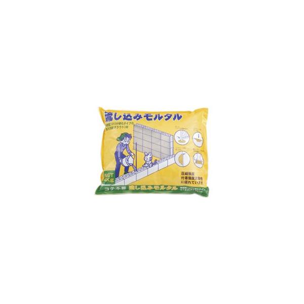 家庭化学工業 流し込みモルタル グレー ４kg