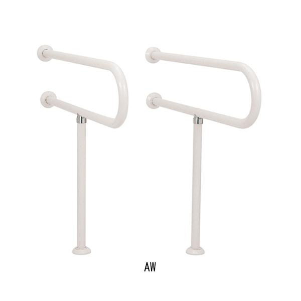 洗面・手洗器用手すりとしてご使用いただけます。[サイズ]740mm×800mm[本体重量]8.0kg[材質]SUS304・軟質塩ビ[仕上]軟質塩ビ被膜【ご注意】2台1組価格です。はさみ込み取付の場合に限り、はさみ込み取付部品(別途)が4個必...