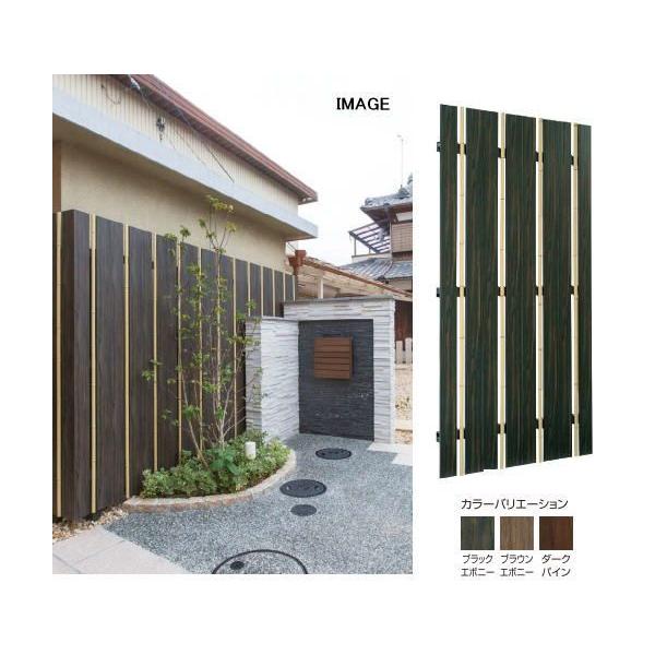 タカショー 89998200商品名：タカショー こだわり大和塀ユニット H2000×W1000 ブラックエボニー管理コード：89998200規格：H2000×W1000【配送について】こちらの商品は非常に大型の商品の為、沖縄・離島は配送不可...