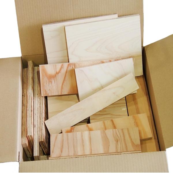 工務店でもある、イエノLabo. 毎日出てくる端材をぎゅっと詰め込んだ 端材詰め合わせセットです。検索関連ワード：夏休み 工作キット 廃材 木材 板 ソロキャンプ 着火剤 火付け 低学年 小学生 男の子 時計 diy 自由工作 合板 棚 イ...