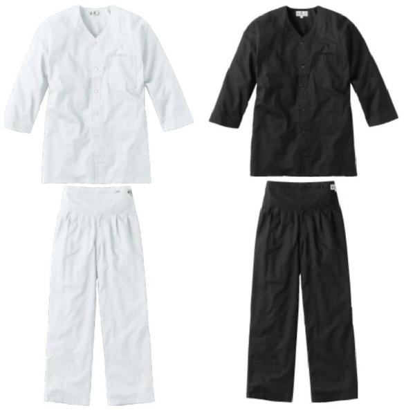 ●商品説明お祭りや作業に着るダボシャツ・鯉口シャツシリーズ鯉口シャツの上下セット綿１００％の為、着易く吸水性にも優れています居酒屋やお寿司屋さん、飲食店の制服・ダンス・イベントの衣装としても人気です●素材綿１００％店頭との併用在庫の為、売り...
